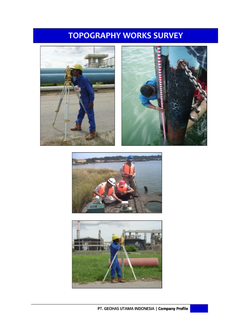 TOPOGRAPHY WORKS SURVEY – PT. GEOHAS UTAMA INDONESIA